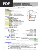 Nozzle Reinforcement Design Calculations | PDF | Mechanical Engineering ...