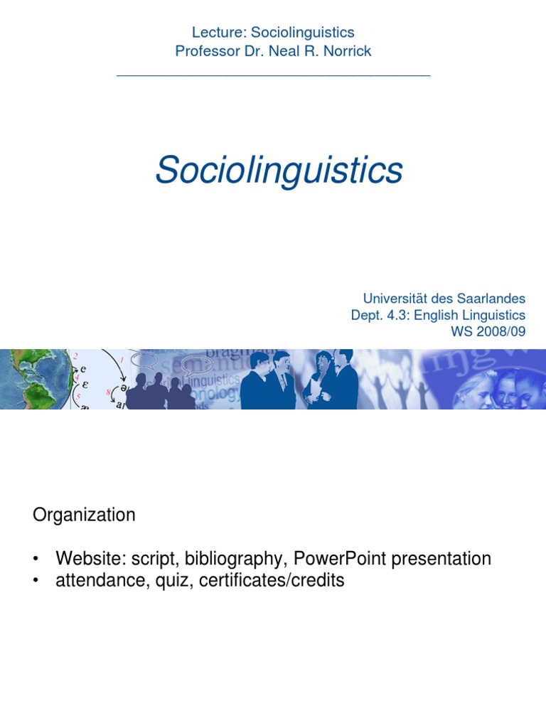 Linguistic Variation and Sociolinguistic Variables: An Introduction to ...
