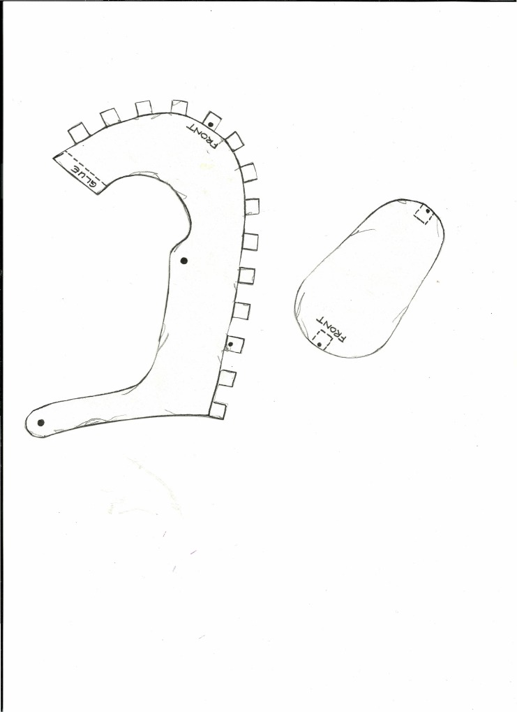 Paper Baby Shoe Template | PDF
