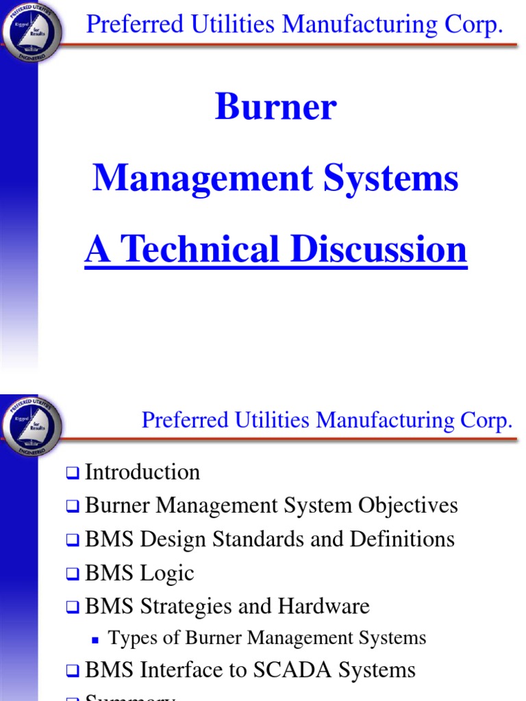 Burner Management Systems - A Technical Discussion | PDF | Scada ...
