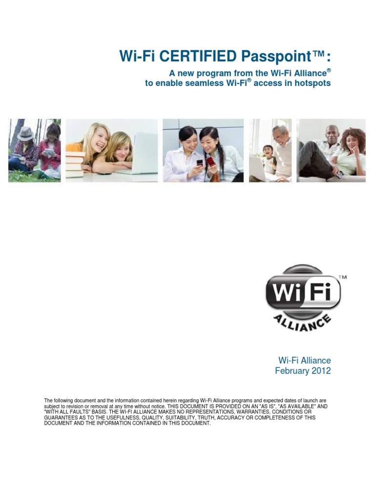 20120229b Wi-Fi CERTIFIED Passpoint Final | PDF | Wi Fi | Authentication