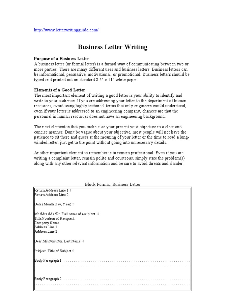 Business Letters Sample | PDF | Communication | Business