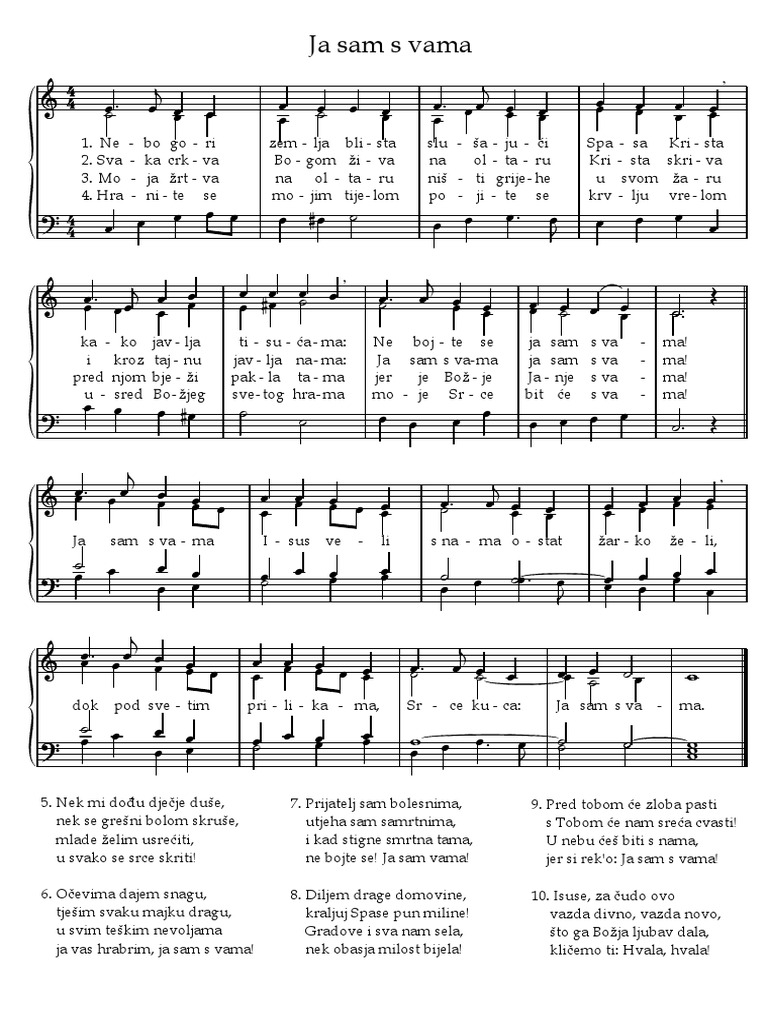 Ja Sam S Vama | PDF
