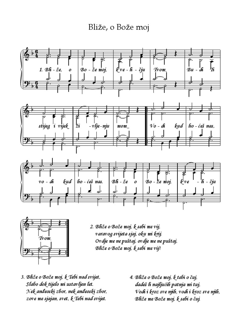 Bliže, o Bože moj