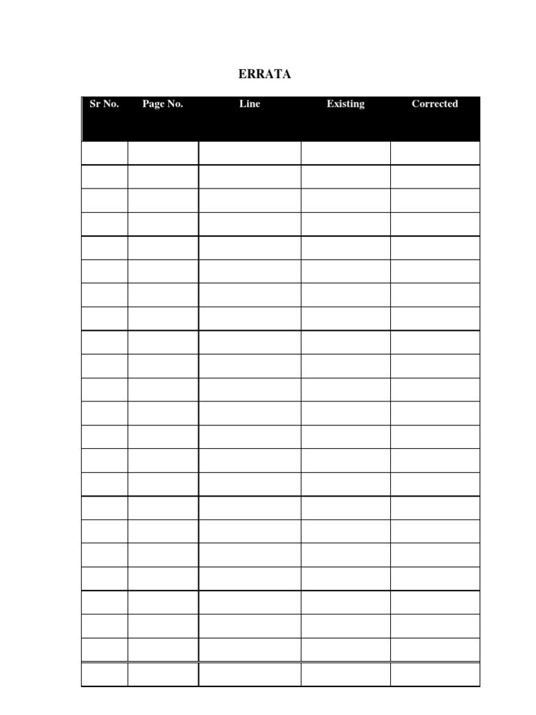 Errata | PDF