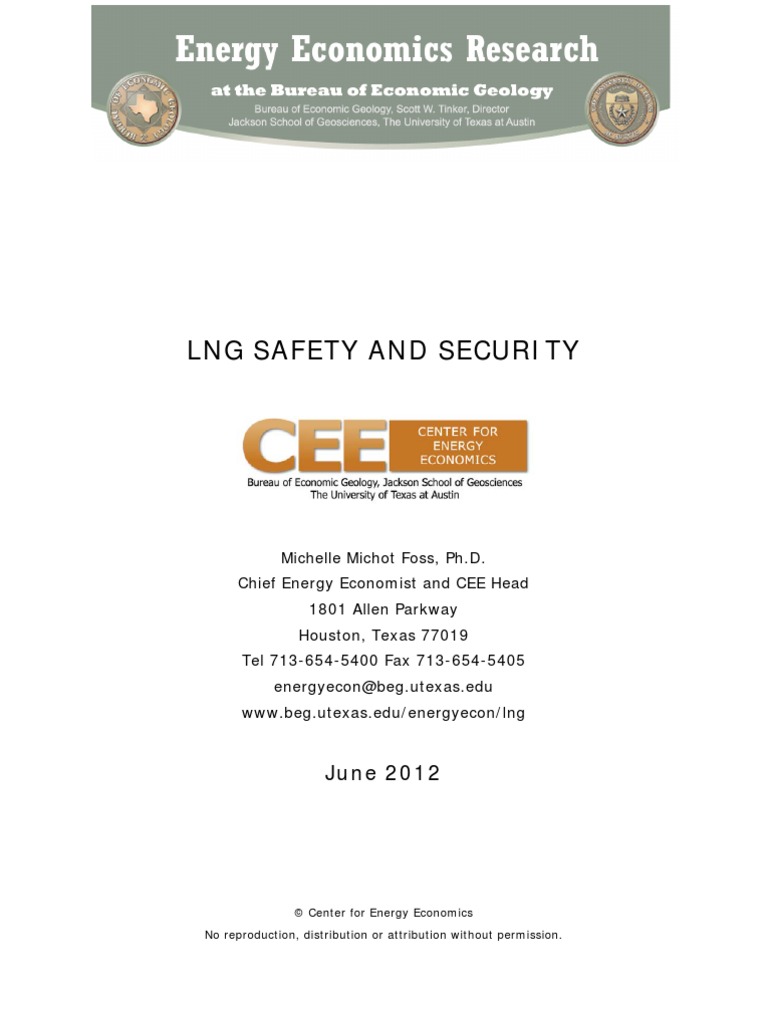 LNG Safety and Security Update 2012 | PDF | Liquefied Natural Gas ...