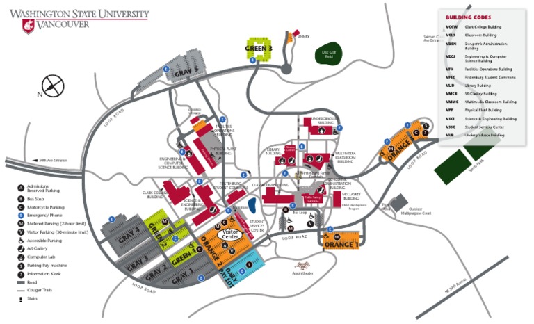WSUV Campus Map Overview | PDF