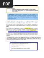 Inception Report Template and Checklist | PDF