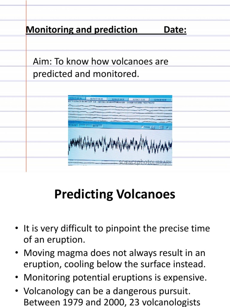 Monitoring and Prediction | PDF | Volcanology | Volcano