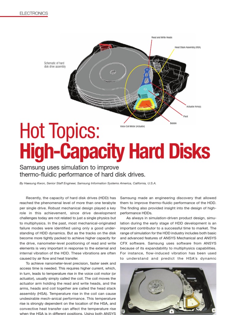 Hot Topics:: High-Capacity Hard Disks | PDF | Hard Disk Drive | Heat ...