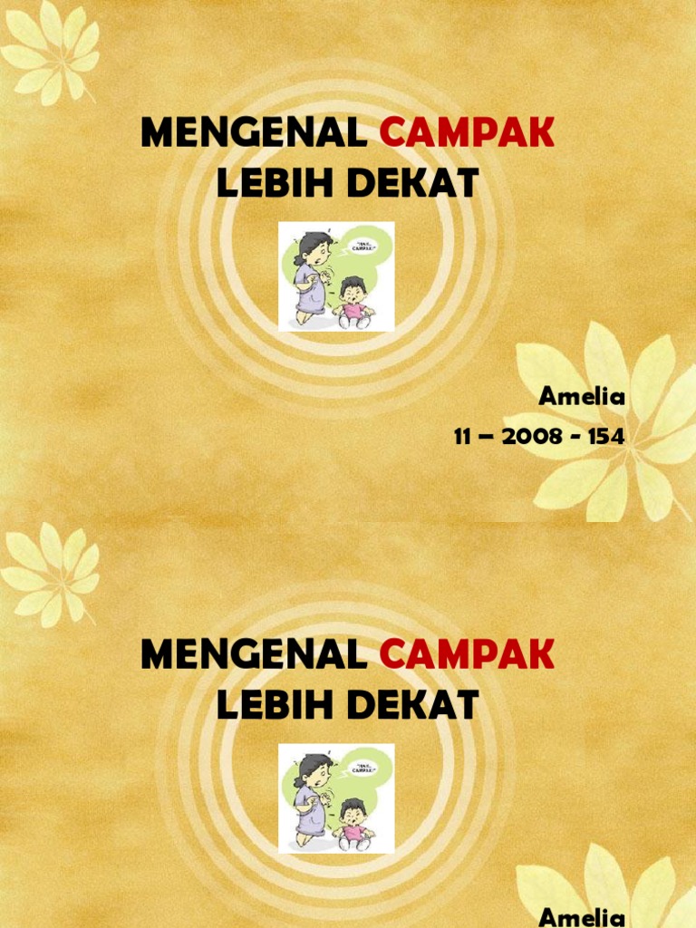 Penyuluhan Campak | PDF