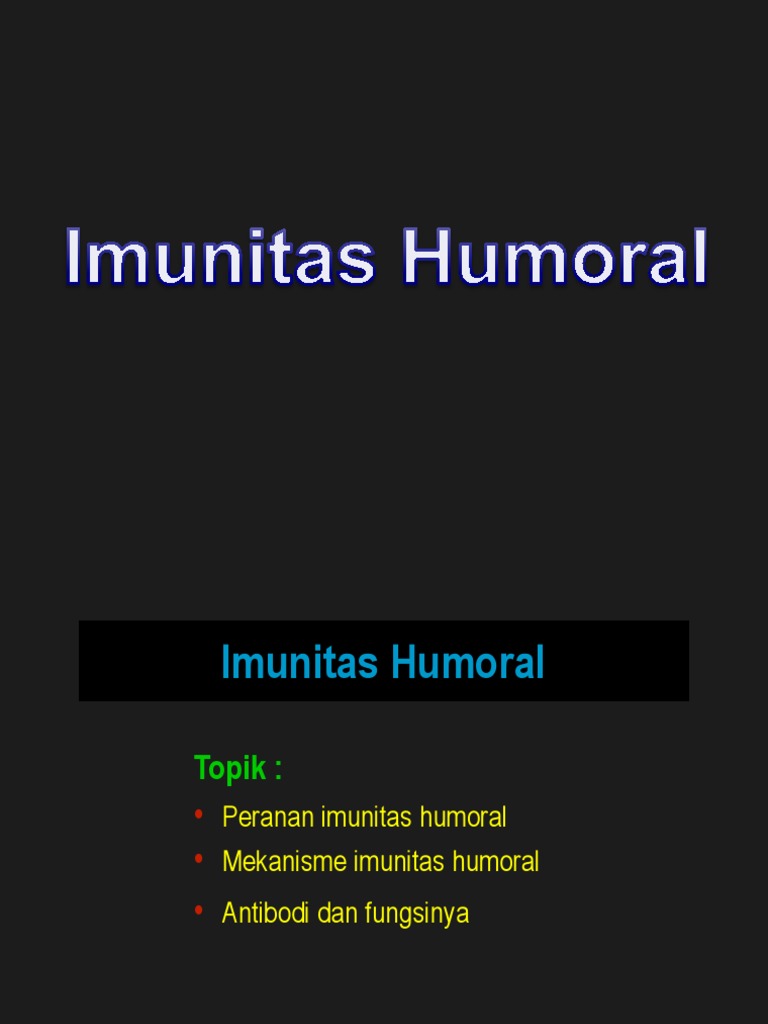 6 Imunitas Humoral | PDF
