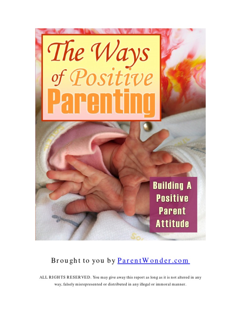 Positive Parenting | PDF | Anger | Parenting