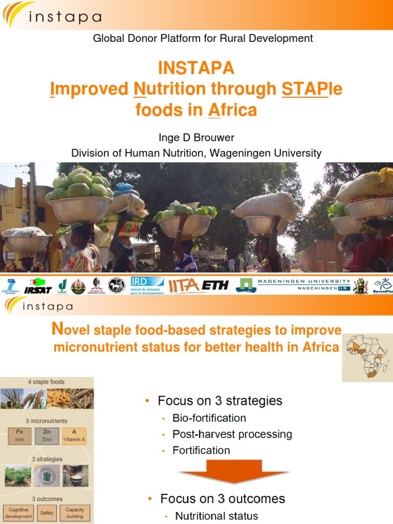 AGA 2012 - Presentation by Inge Brouwer | PDF | Staple Foods | Food And ...