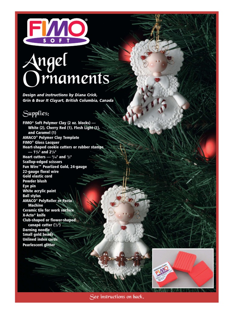 Angel Ornament en Fimo | PDF | Nature