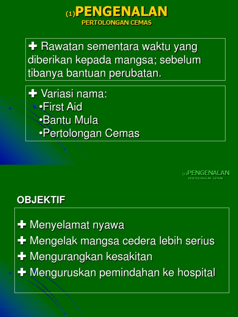 Persembahan Slide Pertolongan Cemas | PDF