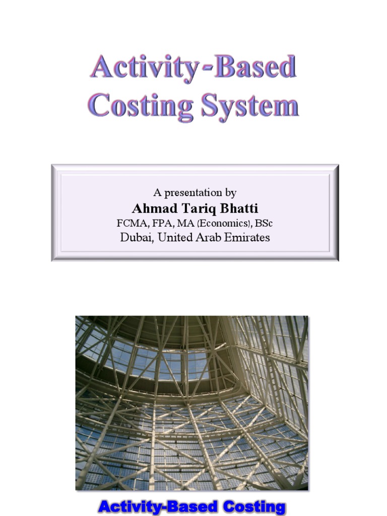 Activity-Based Costing System | PDF | Cost | Business Economics