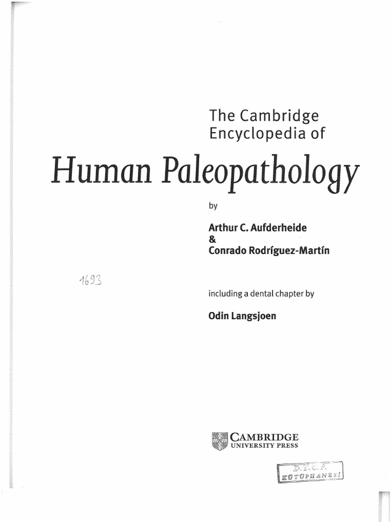 Human Paleopathology