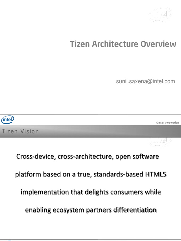 Tizen Architecture Linuxcollab | PDF