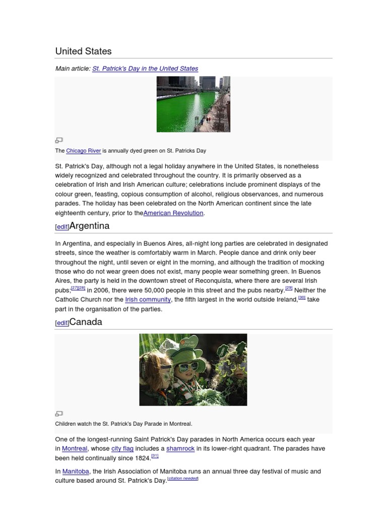 ST Patricks Day | PDF