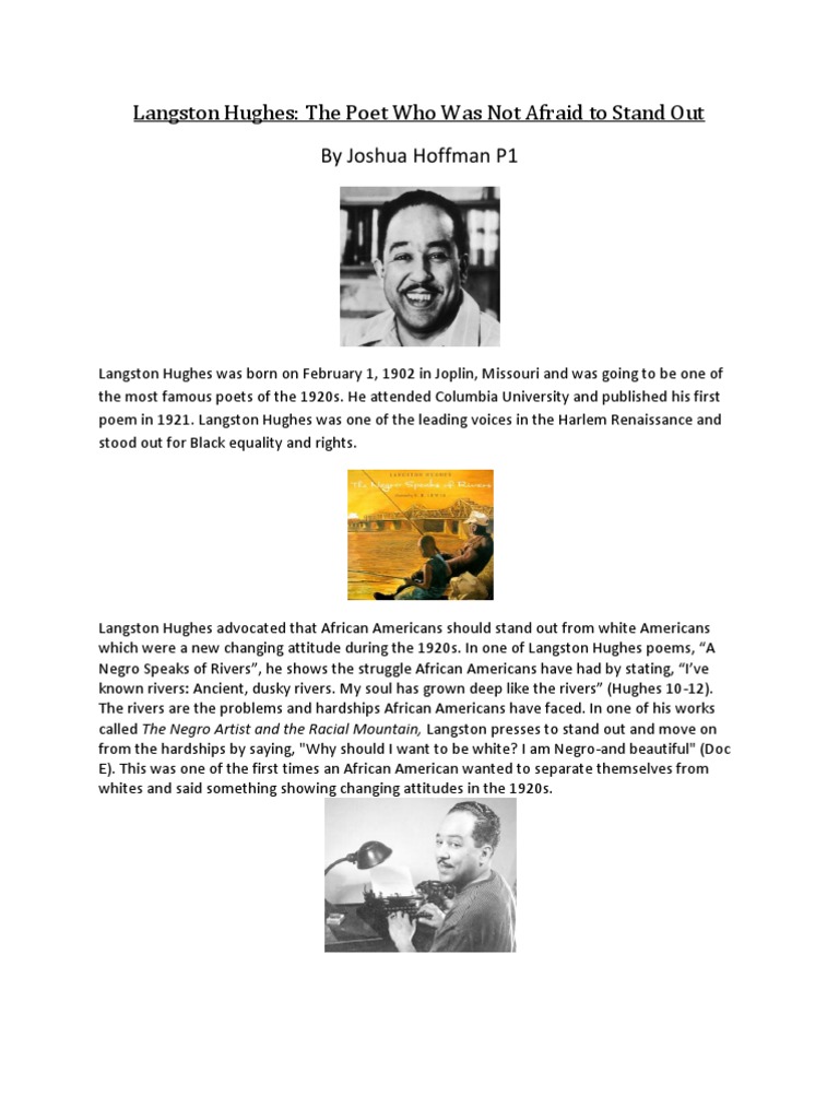 Langston Hughes | PDF | History