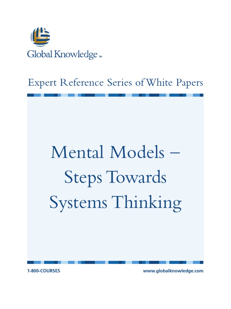 Steps Toward Systematic Thinking | PDF | Leadership | Thought
