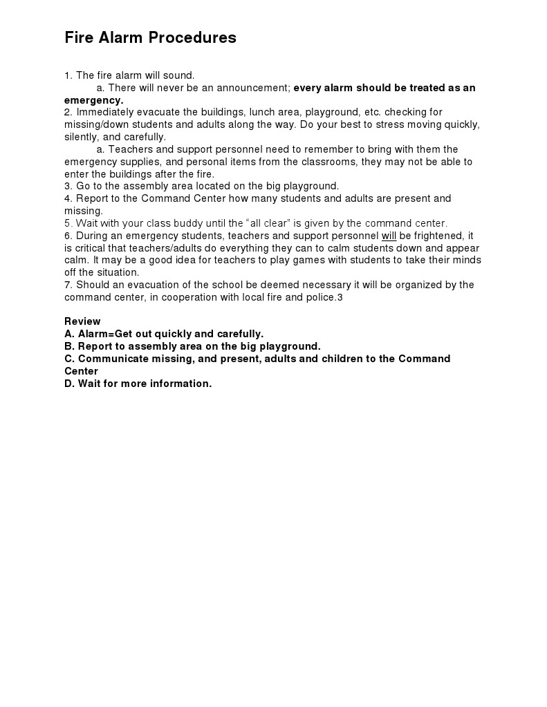 Fire Alarm | PDF | Emergency | Teachers