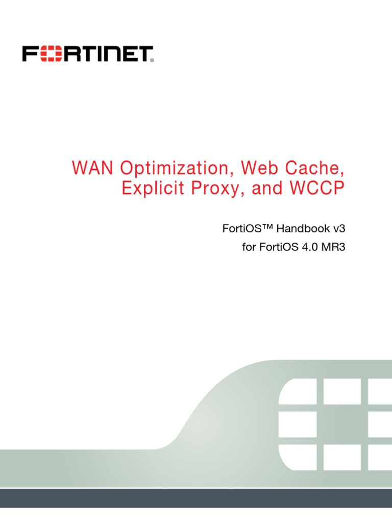 Fortigate Wanopt Cache Proxy 40 Mr3 | PDF | Proxy Server | File Transfer Protocol