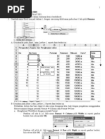 Contoh Soal Excel Penggunaan SUM | PDF | Metode & Bahan Ajar