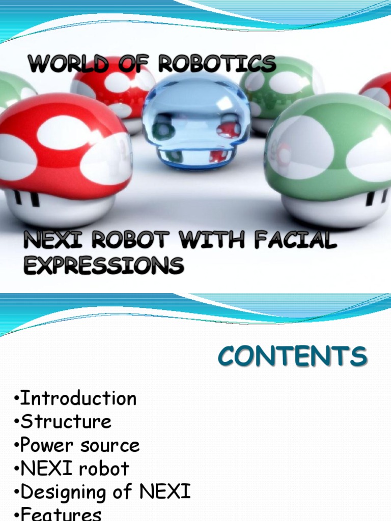 NEXI Robot - New | PDF | Robotics | Facial Expression