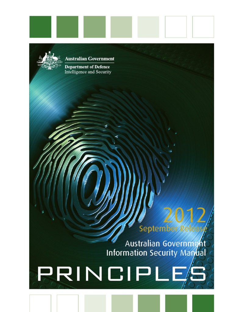 Principles: Australian Government Information Security Manual | PDF ...