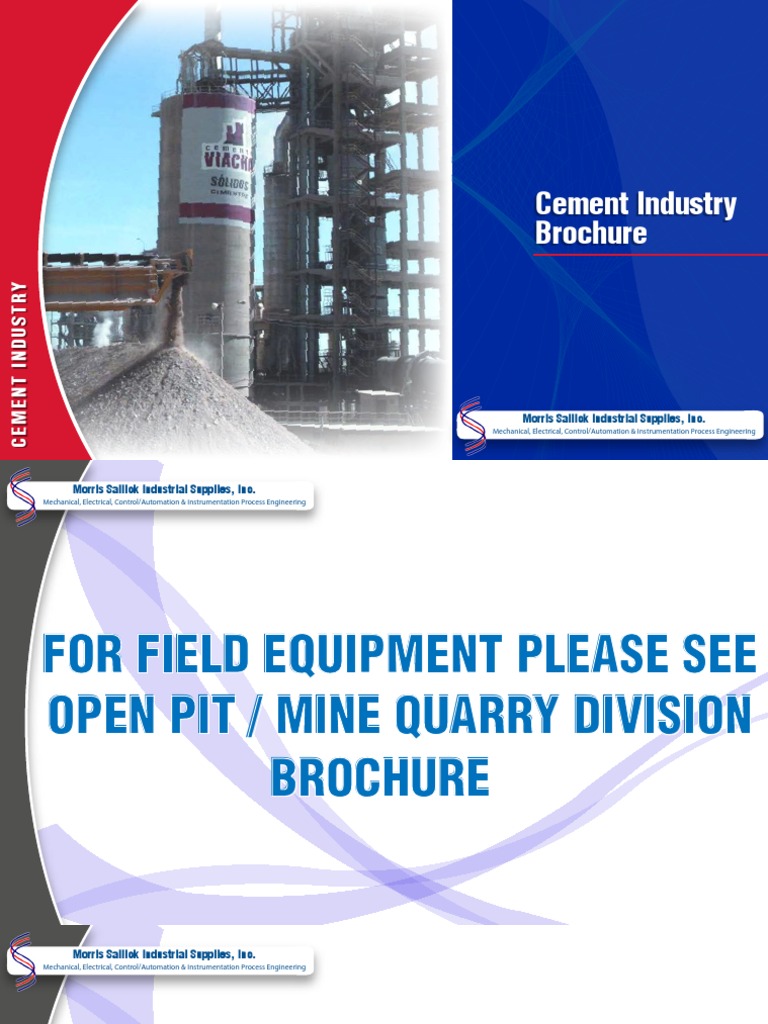 Brochure Cement Industry | PDF | Pump | Automation