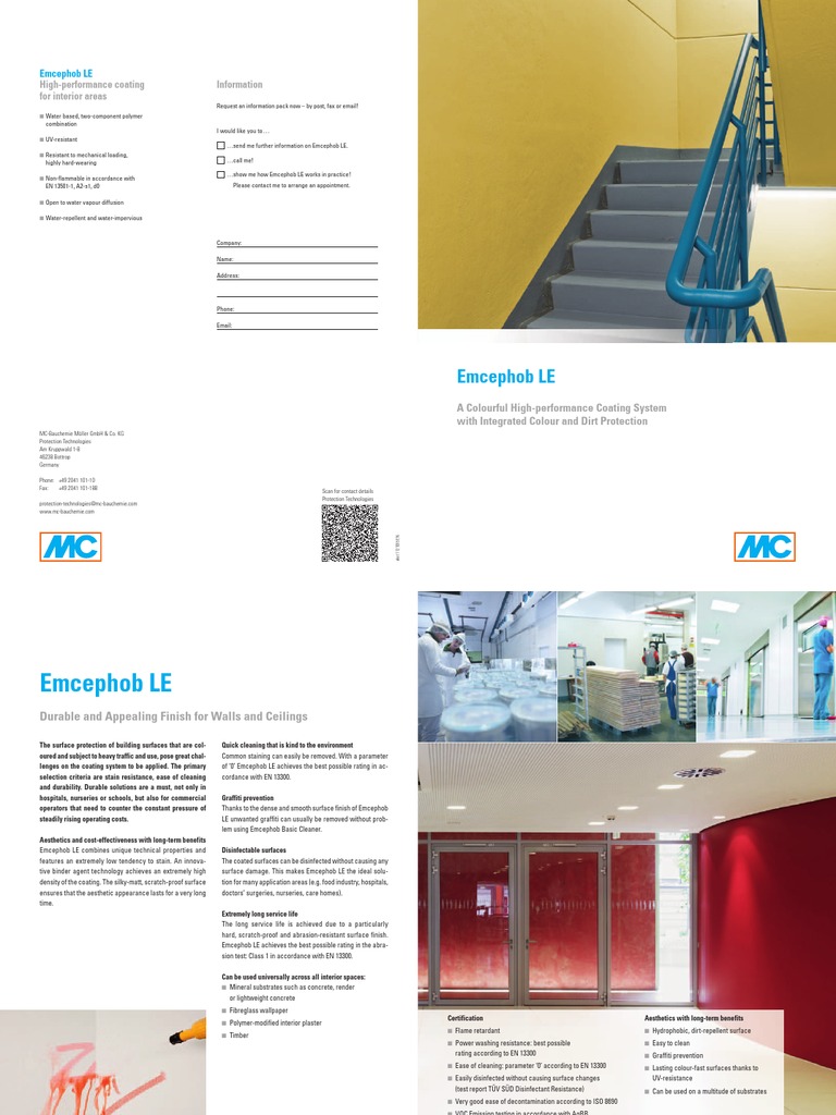 Emcephob LE en | PDF | Disinfectant | Materials