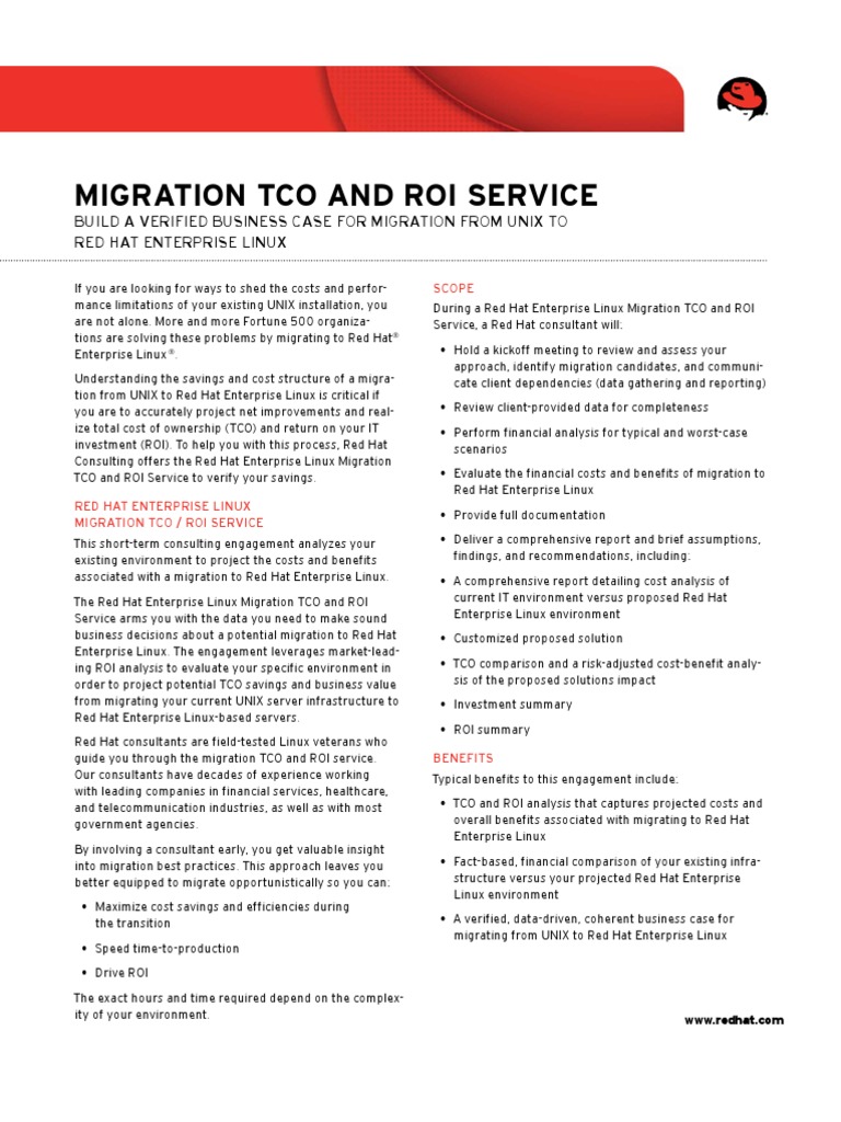 RH Brochure | PDF | Red Hat | Linux