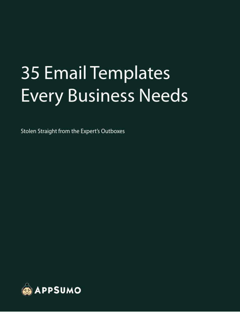 Email Templates | PDF | Email | I Pad