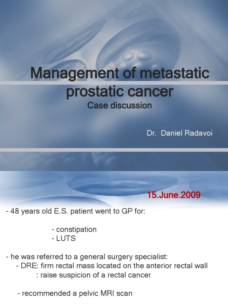Prostate Cancer Case | PDF | Prostate Cancer | Prostate Specific Antigen