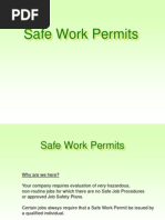 Contractor Permit To Work | PDF | Safety | Occupational Safety And Health