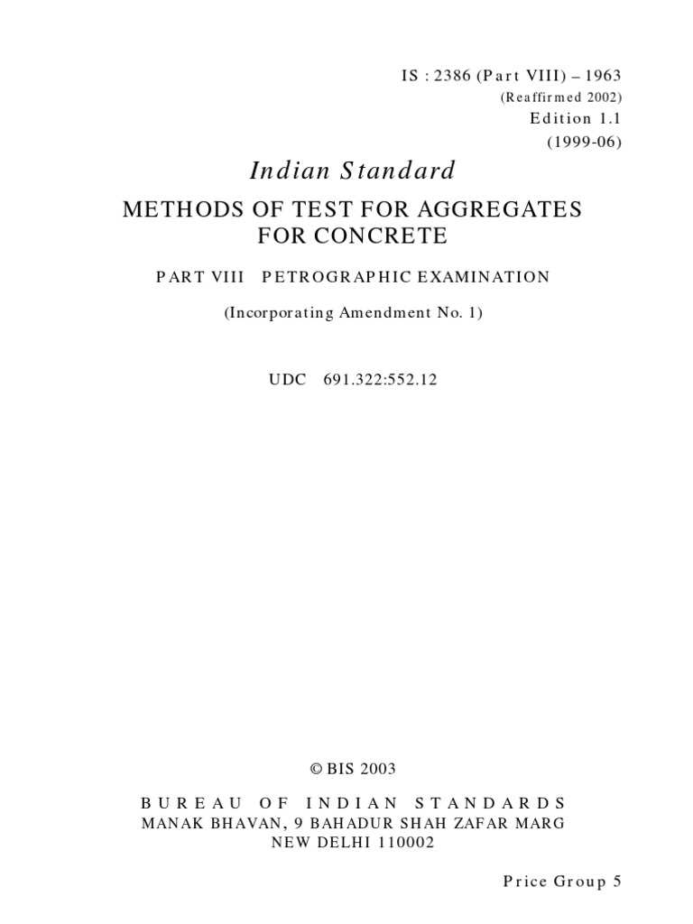 Is-2386-Part-8-1963-R-2002-Method of Tests For Photographic Examination ...