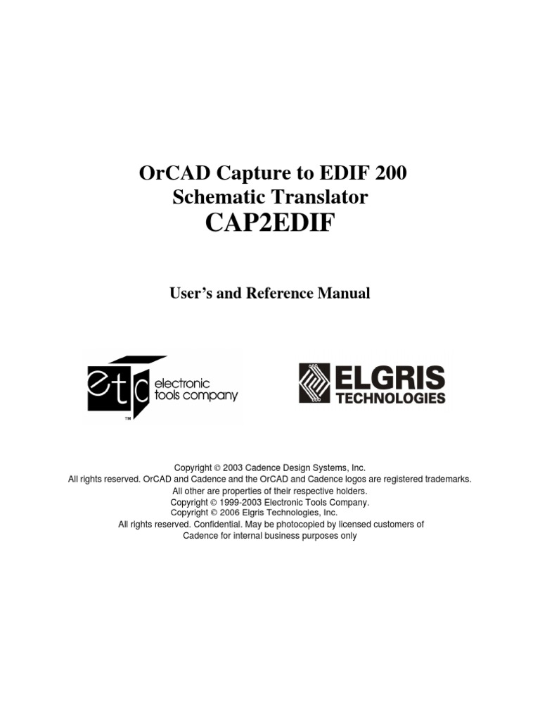 Orcad To Edif | PDF | Computing | Computing And Information Technology