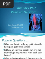 CORE Back Tool | PDF | Low Back Pain | Back Pain