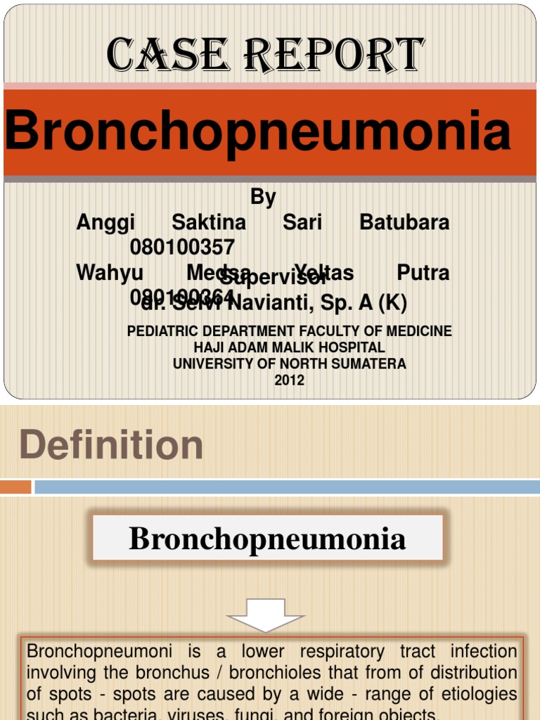 Bronchopneumonia PP 2003 | Pneumonia | Asthma