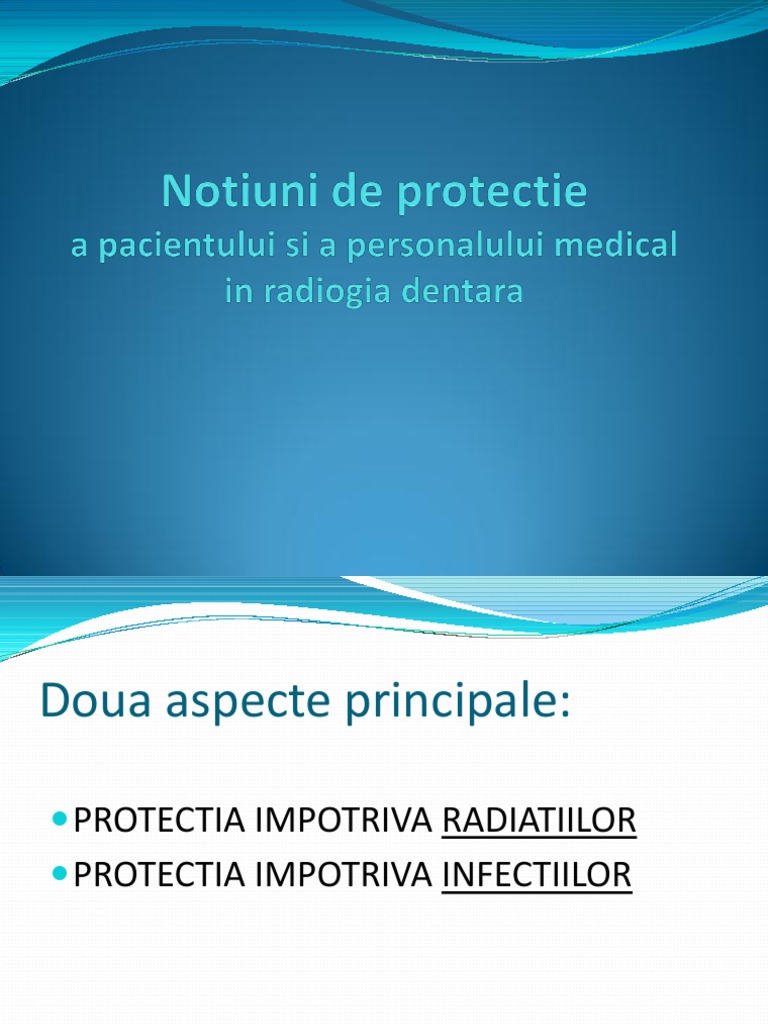 Notiuni de Radioprotectie | PDF