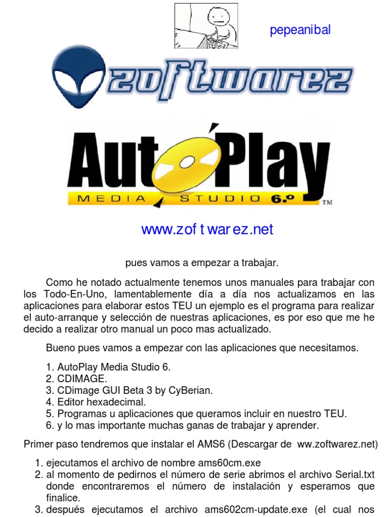 Manual de Autoplay y CD Image | PDF | Comillas | Archivo de computadora