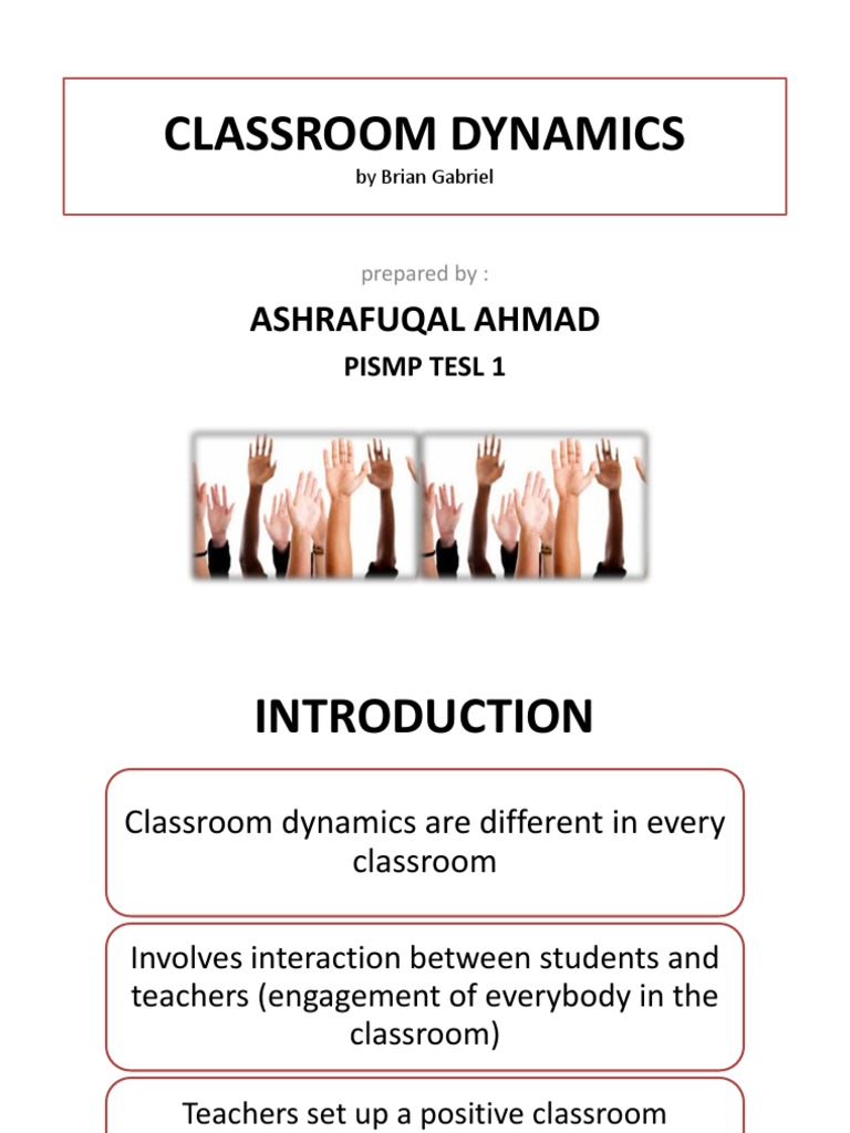 Classroom Dynamics | PDF | Classroom | Motivation