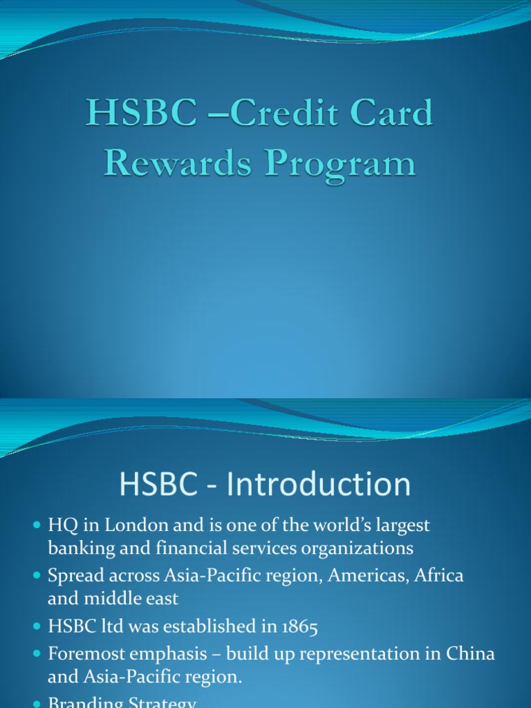 HSBC Credit Card Rewards Program | PDF | Loyalty Program | Credit Card