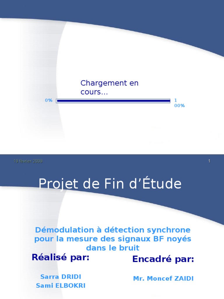 Presentation Pfe Modulation Des Signaux | PDF | Modulation | Radio