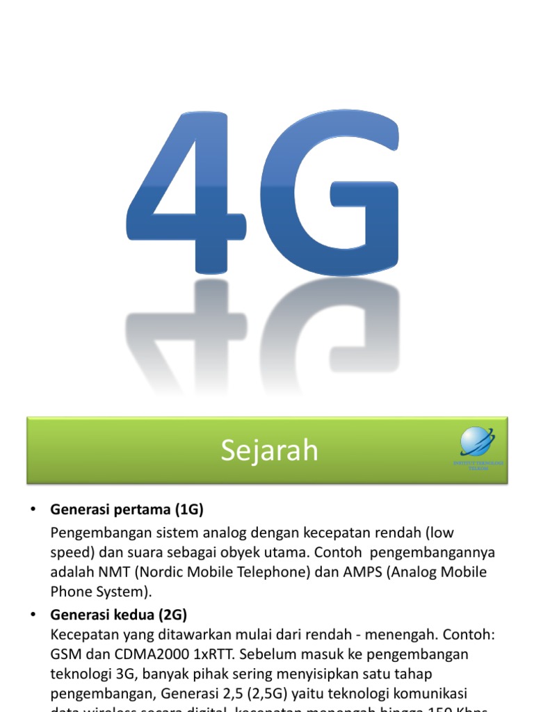 Teknologi 4G | PDF