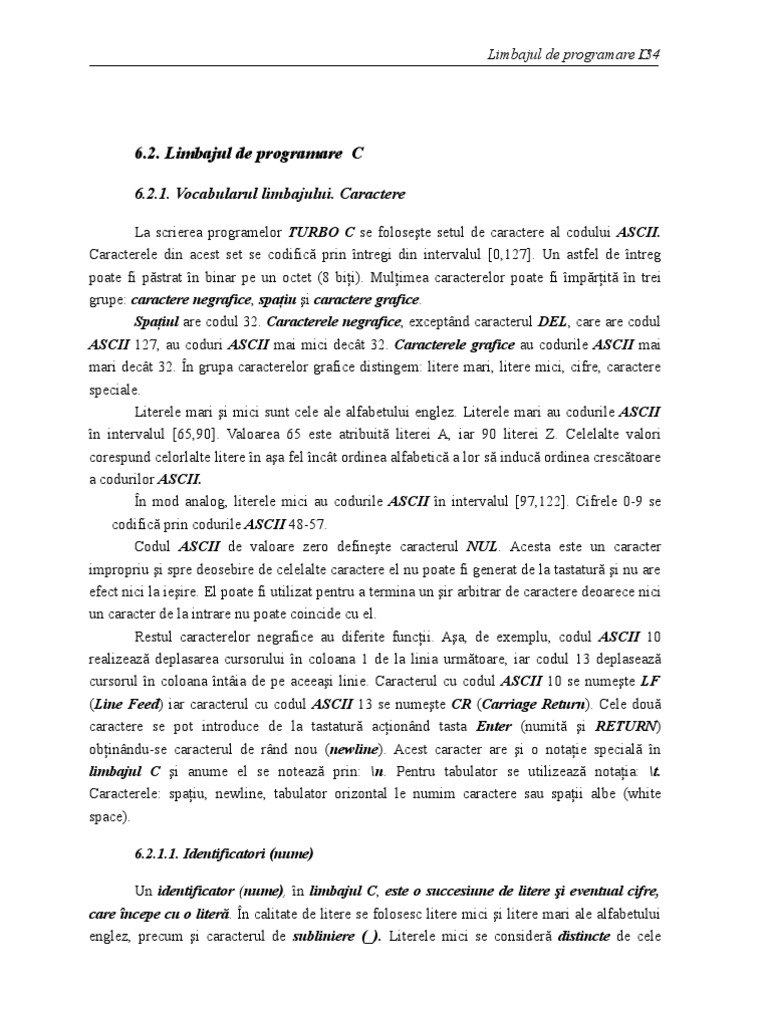 Programare in C | PDF