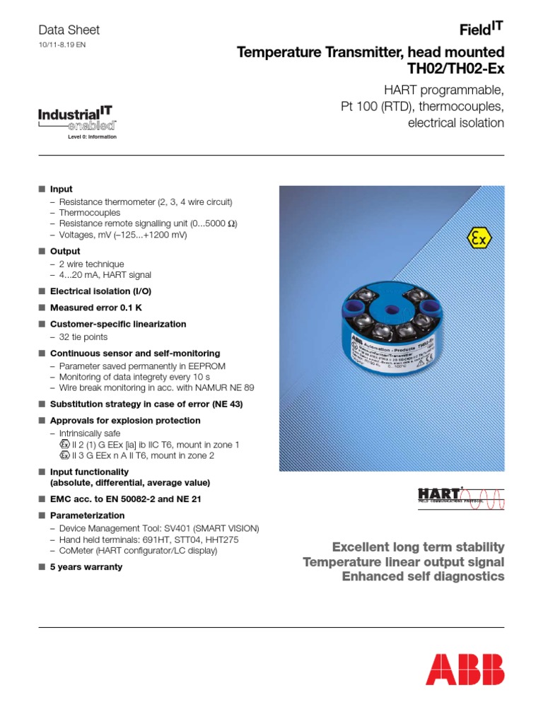 PT-100 RTD 4 Wire Sensor Rosemount | PDF | Thermocouple | Signal ...