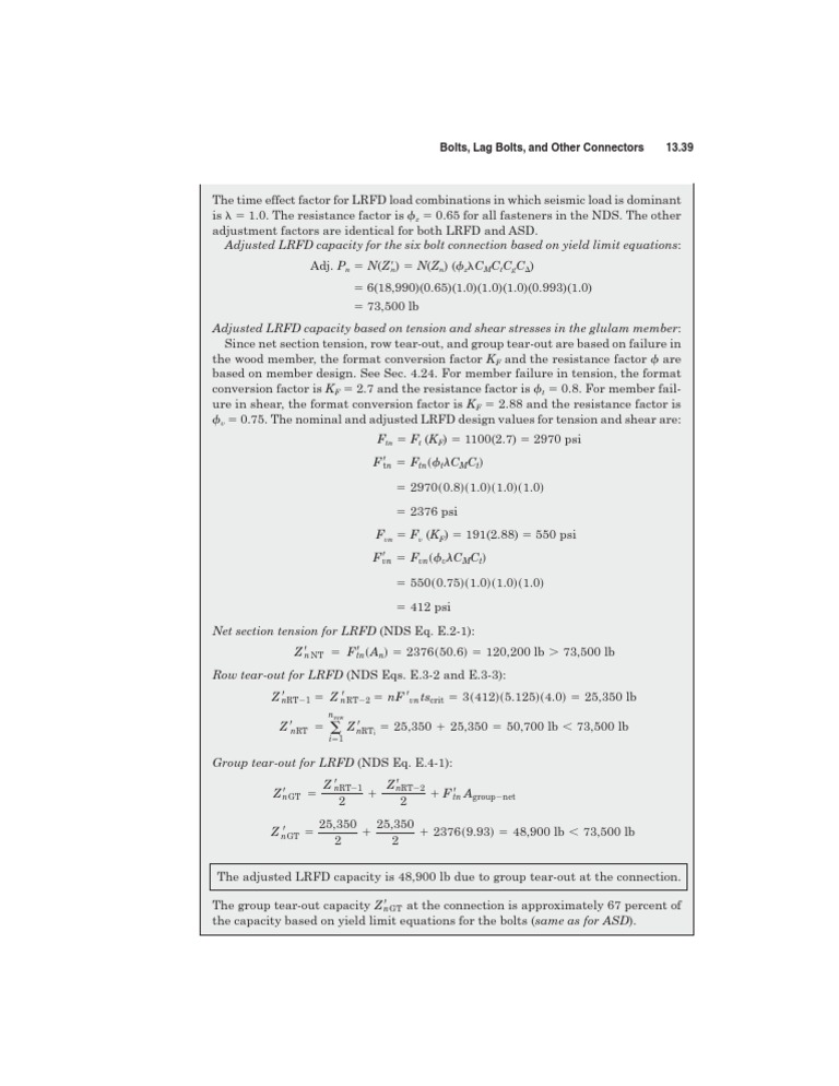Design of Wood Structures | PDF
